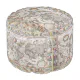 Antique World Map pouf | Zazzle