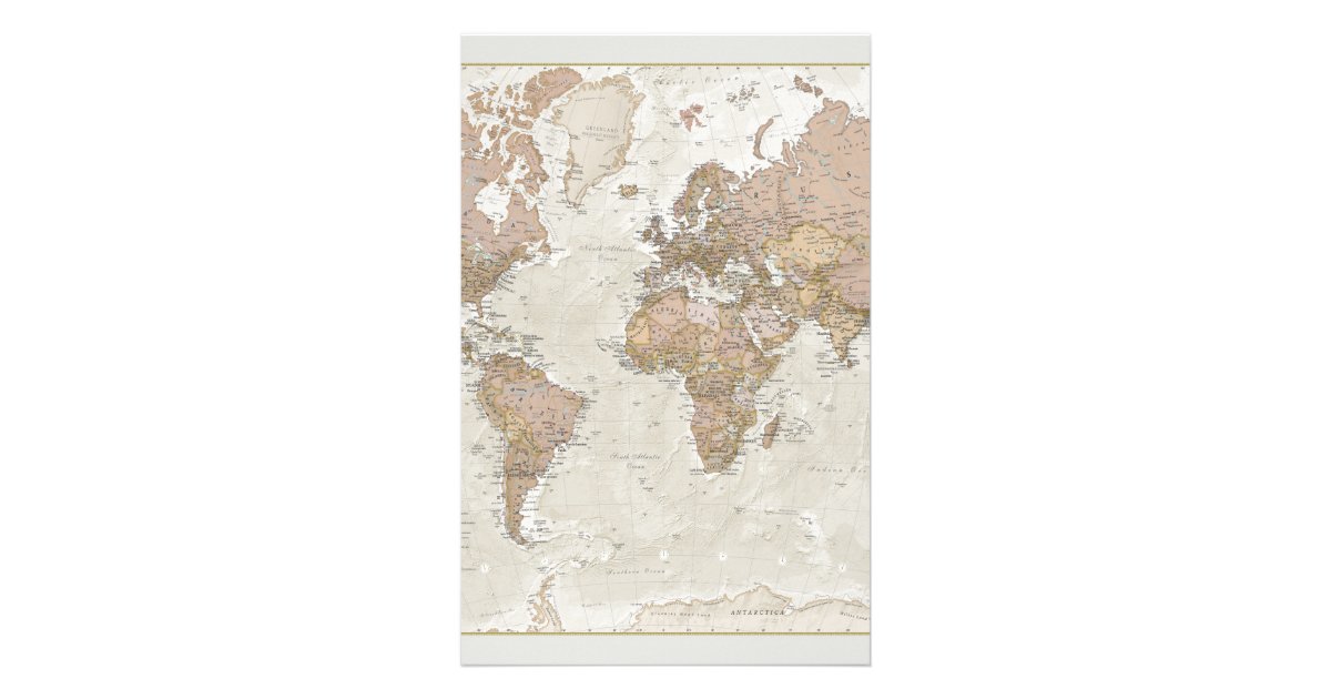 Antique World Map Stationery | Zazzle.com