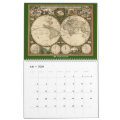 Antique World Maps Calendar | Zazzle