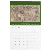 Antique World Maps Calendar | Zazzle