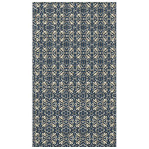 Antiqued Bird Willow Style Navy Blue Tablecloth | Zazzle