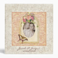 Antiqued Victorian Rose Wedding Scrapbook Binder | Zazzle