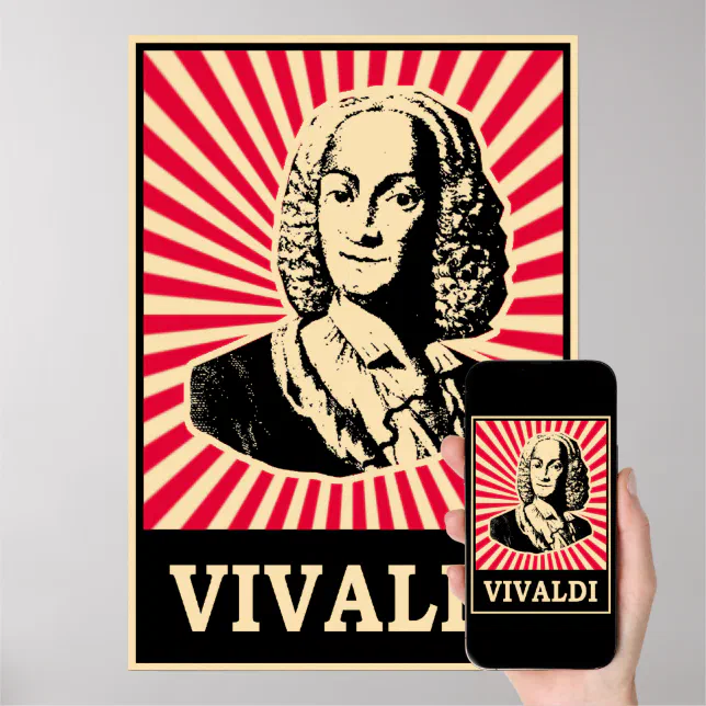 Antonio Lucio Vivaldi Poster | Zazzle