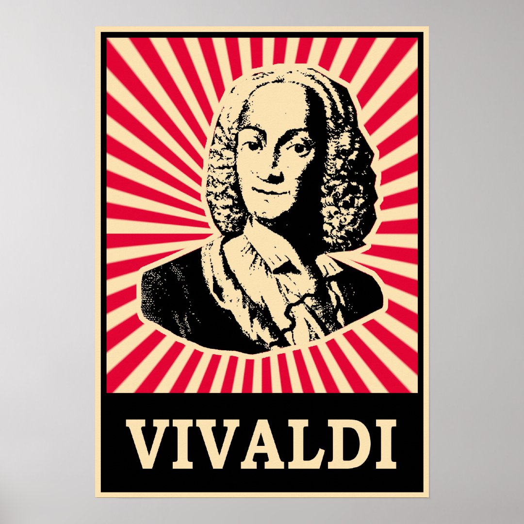 Antonio Lucio Vivaldi Poster | Zazzle