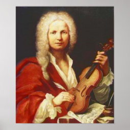 Antonio Vivaldi Poster | Zazzle