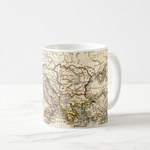 Antquie Map of Ancient Roman Coffee Mug | Zazzle