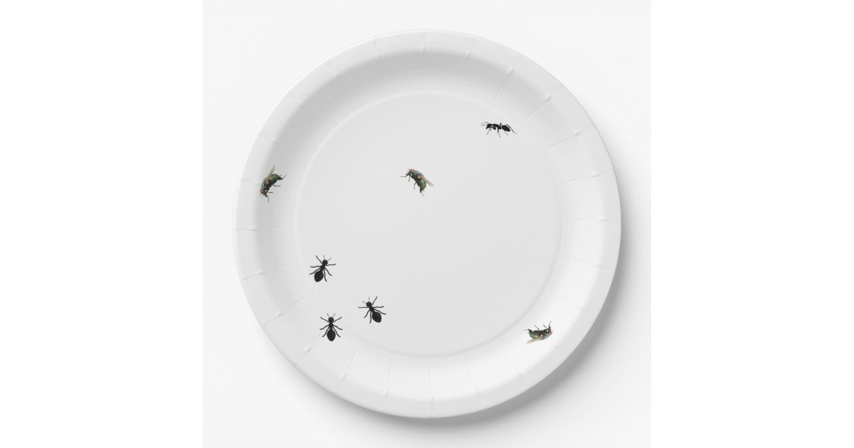 Ants And Flies Paper Plates | Zazzle