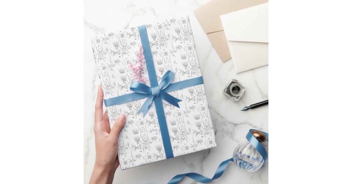 Ants at the beach wrapping paper | Zazzle