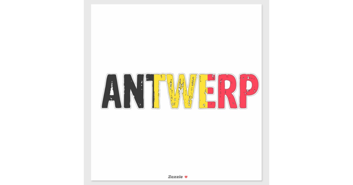 Antwerp Belgium Sticker | Zazzle