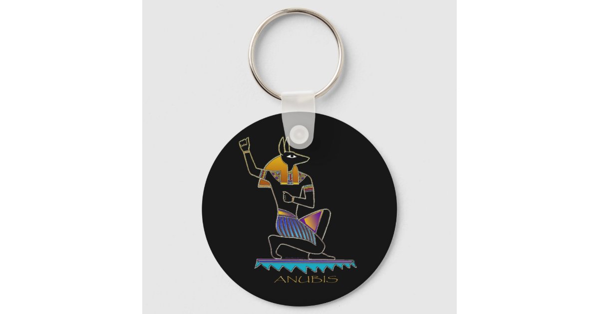 ANUBIS Egyptian God Keychain | Zazzle