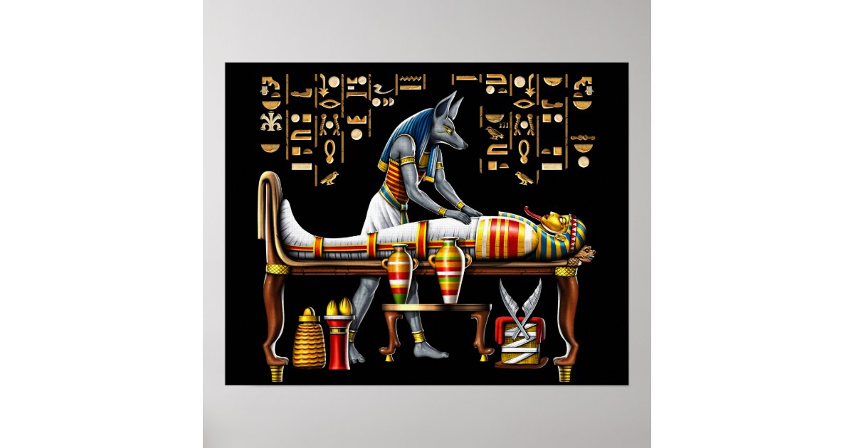 Anubis Egyptian God Poster | Zazzle