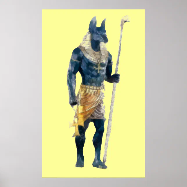 Anubis Egyptian God Poster | Zazzle