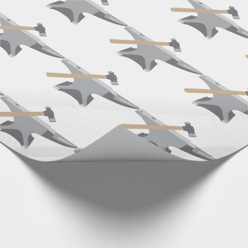 Anvil & Hammer Wrapping Paper | Zazzle