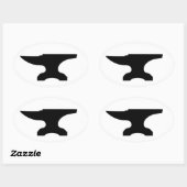 Anvil Oval Sticker | Zazzle
