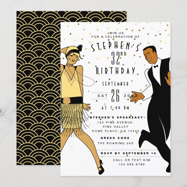 1920s Invitations | Zazzle