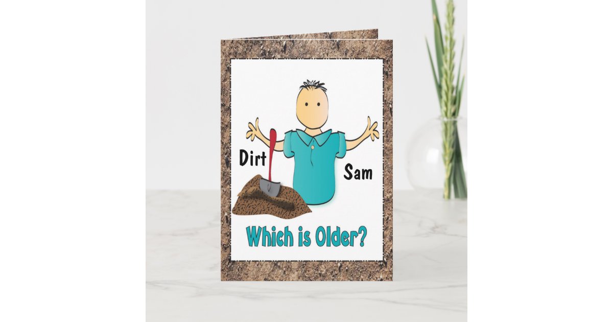 Any Age Funny Birthday Card for Him | Zazzle