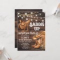 ANY AGE - Saddle Up Western Invitation | Zazzle