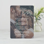 ANY Anniversary Party Photo We Still Do Reception Invitation | Zazzle
