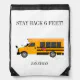 Any Color Background School Bus Drawstring Bag | Zazzle