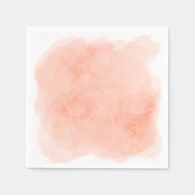 Any Color Background Watercolor Texture Paper Napkins | Zazzle