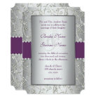 Sparkling Silver Glitter Wedding Invitations | Zazzle.com