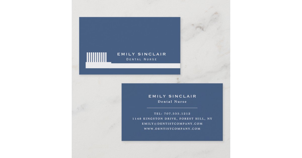 Any Color Toothbrush, Dentistry, Dentist Business Card | Zazzle
