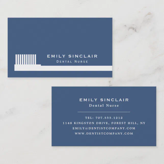 Any Color Toothbrush, Dentistry, Dentist Business Card | Zazzle