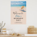 ANY EVENT - Beach Welcome Sign Poster | Zazzle