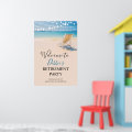 ANY EVENT - Beach Welcome Sign Poster | Zazzle