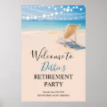 ANY EVENT - Beach Welcome Sign Poster | Zazzle