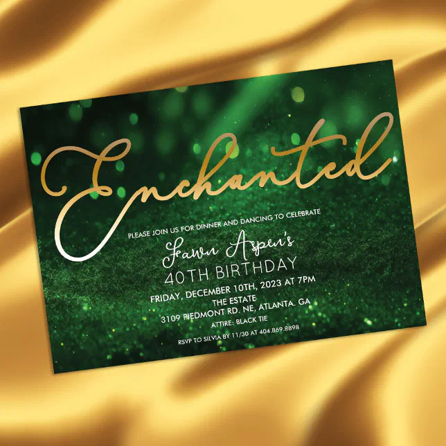ANY EVENT - Enchanted Forest Invitation | Zazzle