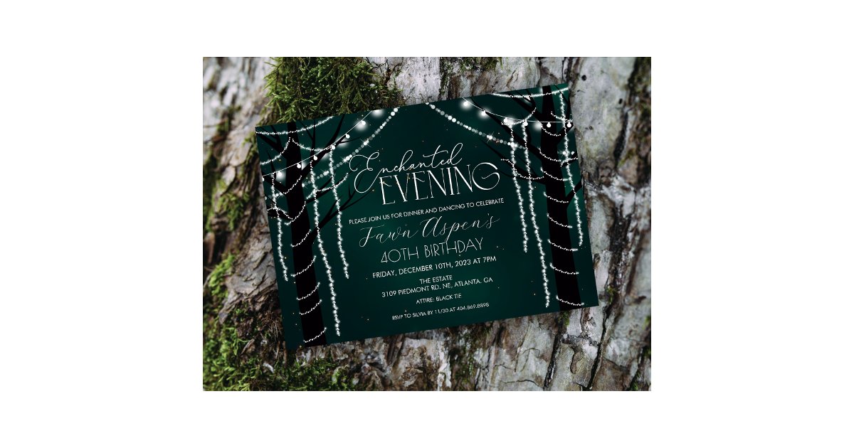 ANY EVENT - Enchanted Forest Invitation | Zazzle