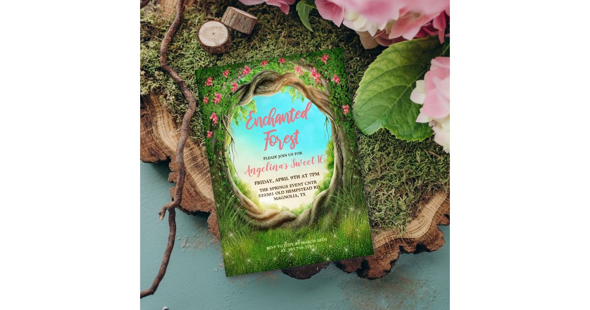 ANY EVENT - Enchanted Forest Invitation | Zazzle