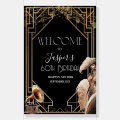 ANY EVENT - Roaring 20s Welcome Sign Foam Boards | Zazzle