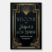 ANY EVENT - Roaring 20s Welcome Sign Foam Boards | Zazzle