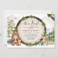 ANY EVENT Woodland Animals Invitation | Zazzle