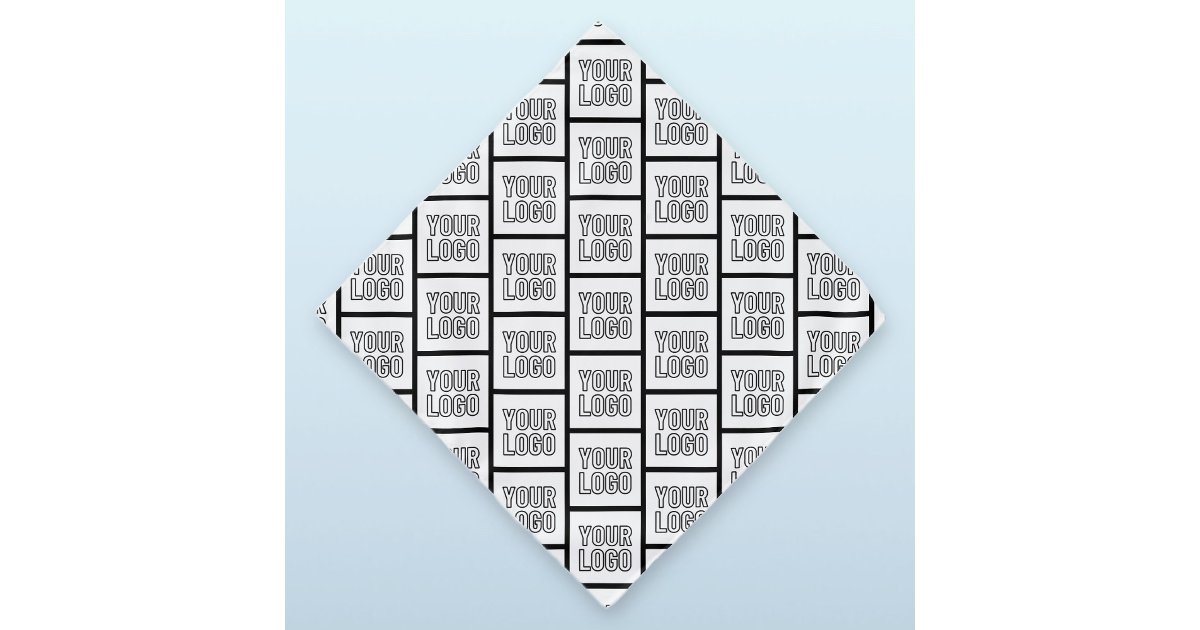 Any Logo or Image Repeating Pattern Bandana | Zazzle