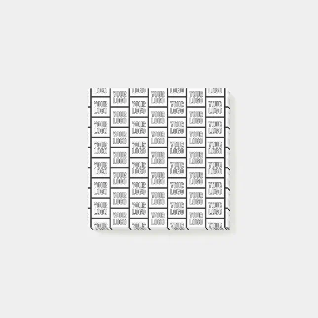 Any Logo or Image Repeating Pattern Post-it Notes | Zazzle