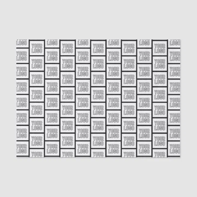 Any Logo or Image Repeating Pattern Tissue Paper | Zazzle
