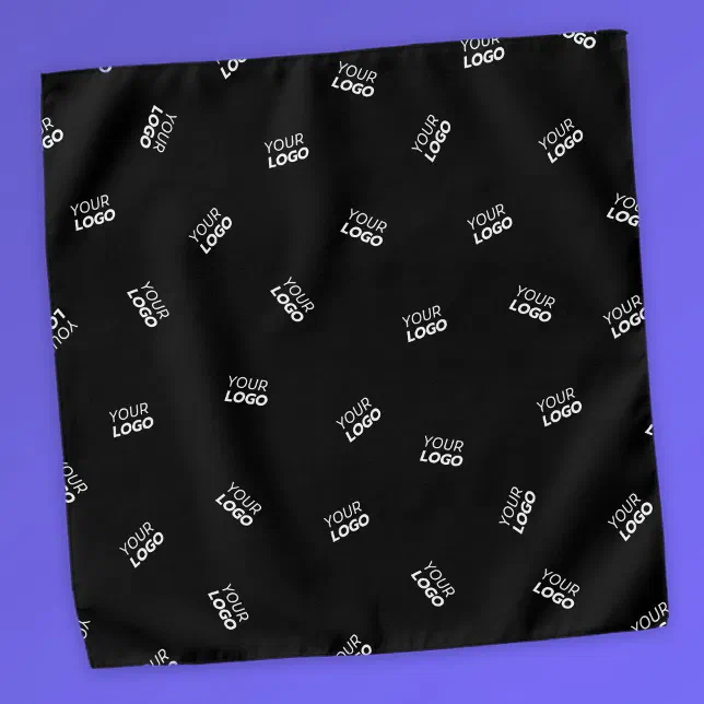 Any Logo or Uploaded Image | Scattered Pattern Bandana | Zazzle