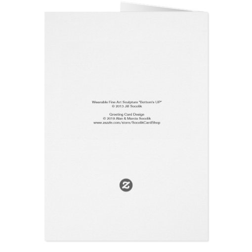 Any Name and Age Bottom's UP Birthday Card | Zazzle