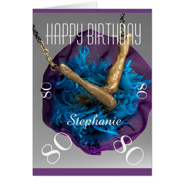 Any Name and Age Bottom's UP Birthday Card | Zazzle