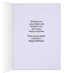 Any Name and Age Bottom's UP Birthday Card | Zazzle