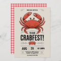 Any occasion Crab Fest Party Invitation | Zazzle