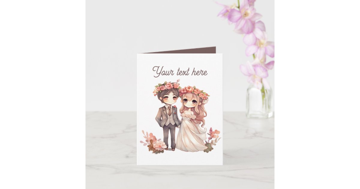 Any purpose add message Wedding Card | Zazzle