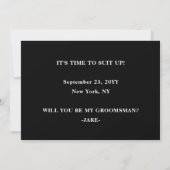 Any Text Groomsmen / Best Man Proposal Photo Invitation | Zazzle