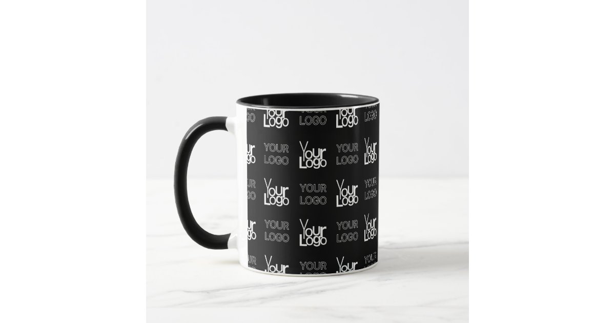 Any Two Logos or Images Repeating Pattern Mug | Zazzle