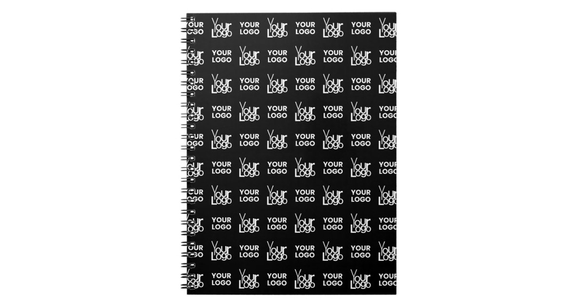 Any Two Logos or Images Repeating Pattern Notebook | Zazzle
