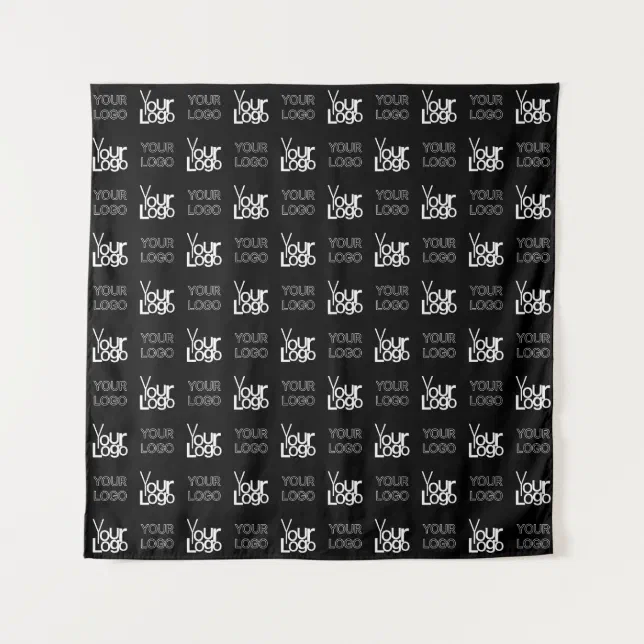 Any Two Logos or Images Repeating Pattern Tapestry | Zazzle