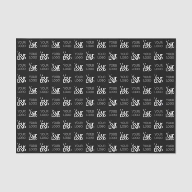 Any Two Logos or Images Repeating Pattern Tissue Paper | Zazzle